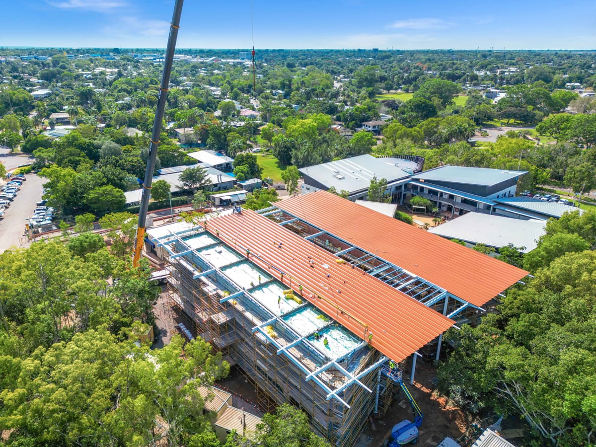 New CDU health teaching and research facility marks construction milestone
